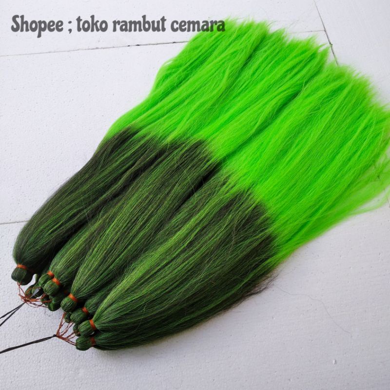 Jual Rambut sambung / rambut palsu cemara ombre hitam pirang | Shopee ...