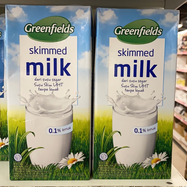 Jual Greenfields Skim Milk 1L | Shopee Indonesia