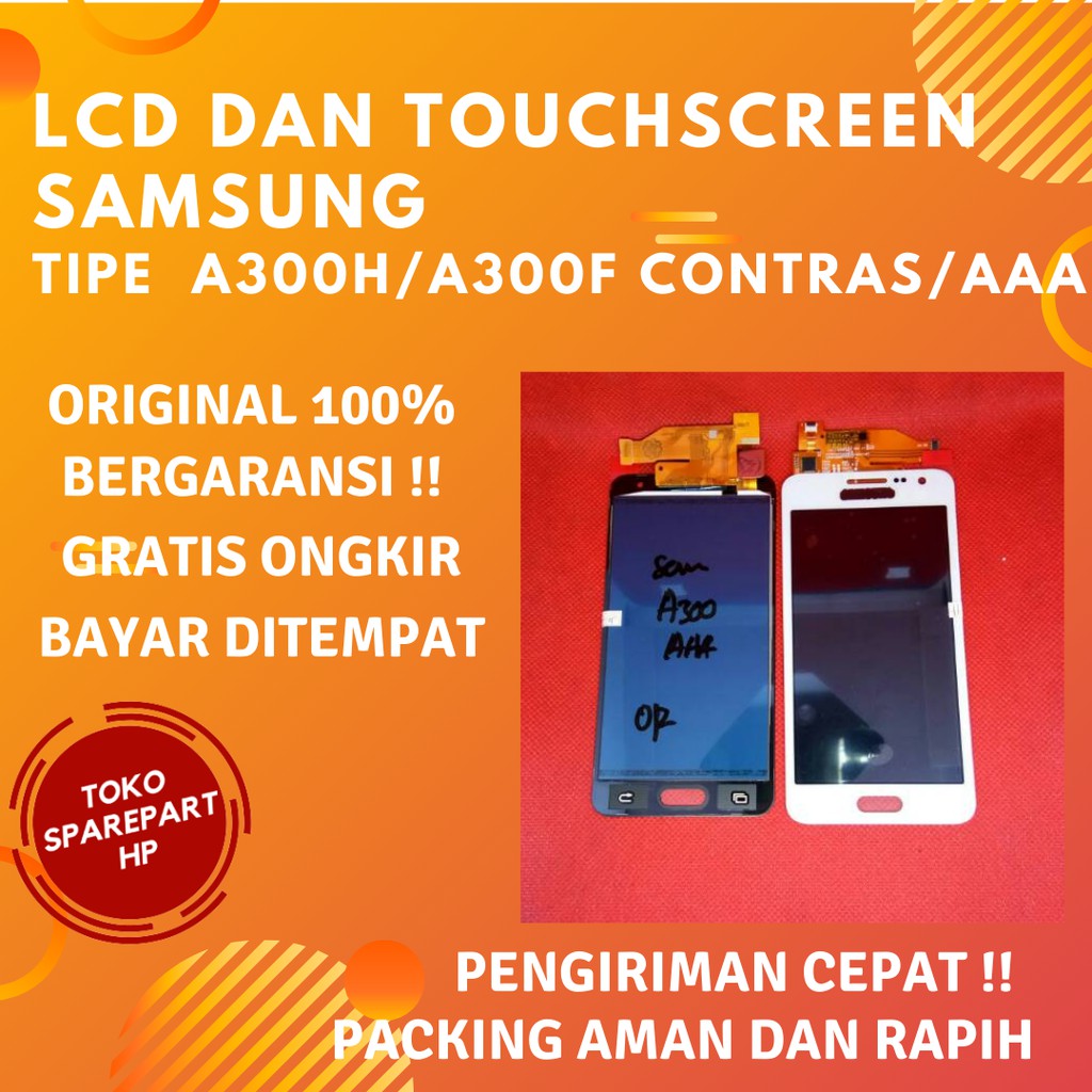 Jual Layar Lcd Ori SAMSUNG A300H/A300F Fullset Lcd dan Touchscreen ...