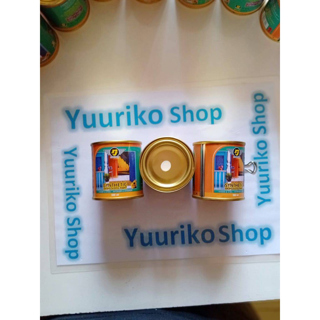 Jual cat minyak kayu dan besi warna putih white rj kecil 100cc tersedia ...