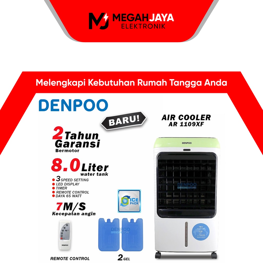 Jual [COD READY] DENPOO AIR COOLER AR 1109 / AR-1109 (8 LITER) GARANSI ...