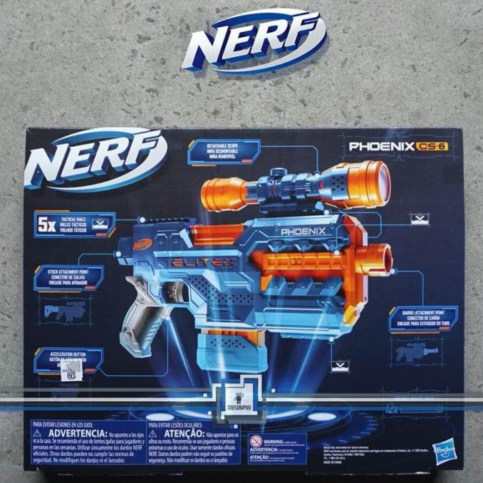 Jual Nerf Elite 2.0 Phoenix Cs6 Automatic 12 Darts The New Nerf Stryfe ...