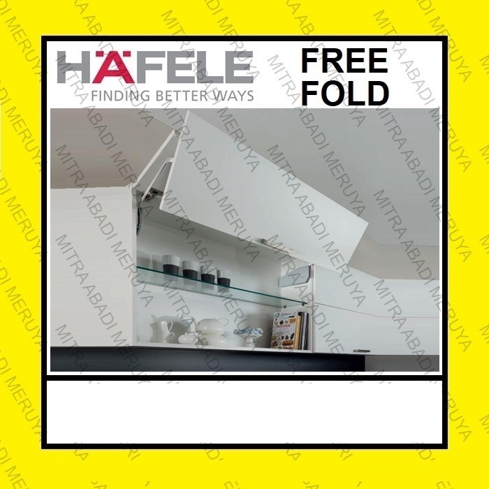 Jual HAFELE Free Fold Kitchen Cabinet Gas Spring Lift Up Gas Spring ...