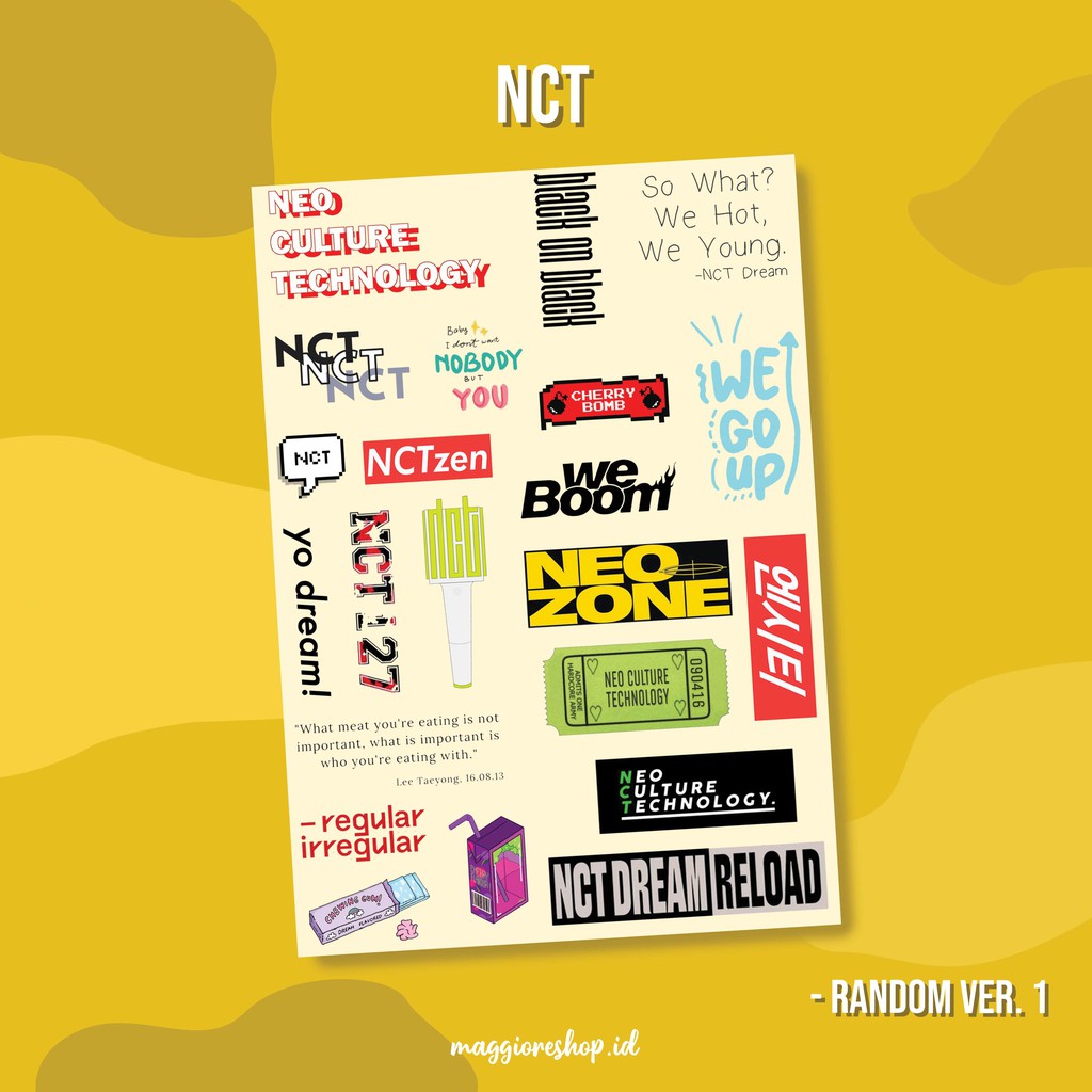 Jual Sticker NCT | Shopee Indonesia