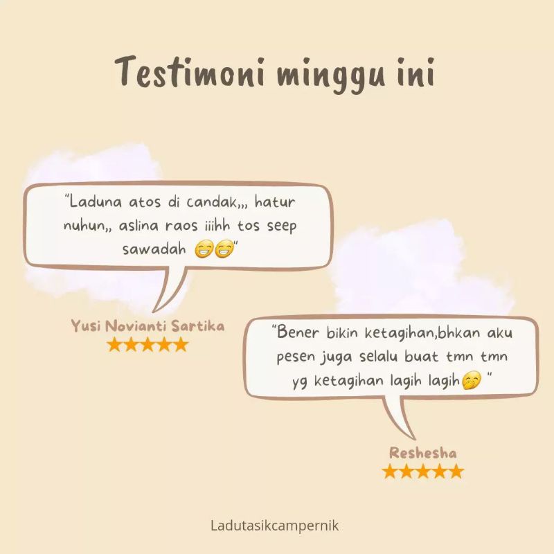 Jual GR Ladu Tasik Campernik ladu ketan hitam kue basah tradisional manis legit oleh-oleh khas ...