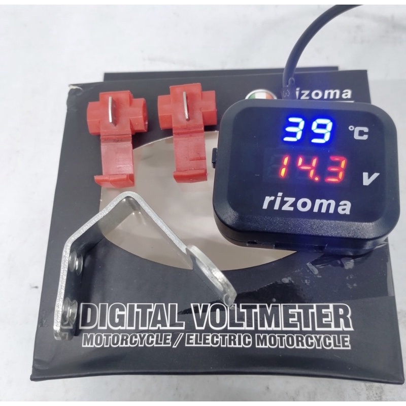 Jual NEW VOLTMETER LED DIGITAL MINI KOTAK 3IN1 USB+SUHU+VOLTMETER ...