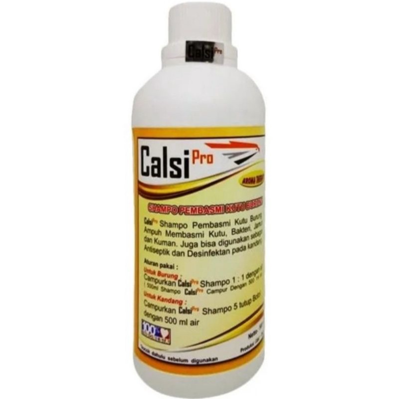 Jual Calsi Pro Shampo Pembasmi Kutu Burung Bird Shampoo Parrot Mandi ...