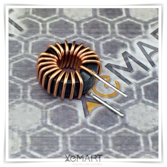 Jual Power Inductor 33uH 10A Diameter 18mm Toroid 65125 Iron Silicon ...