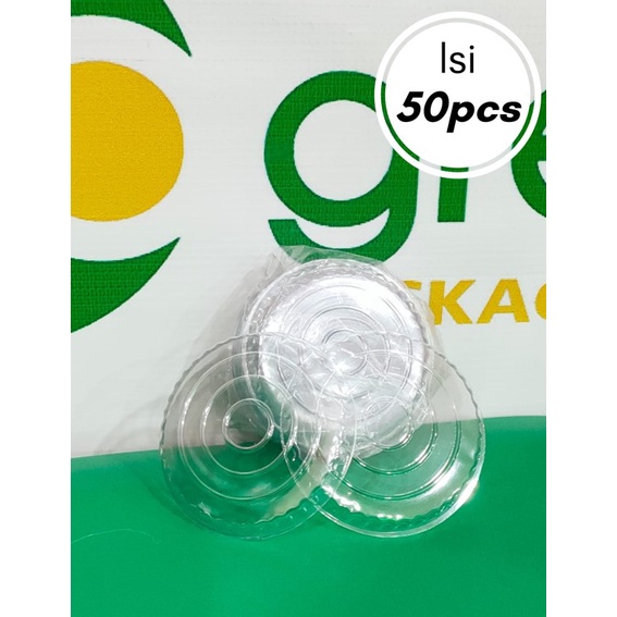 Jual TUTUP CUP AGAR ISI 50PCS TUTUP CUP BENING MURAH TUTUP GELAS OZ ...