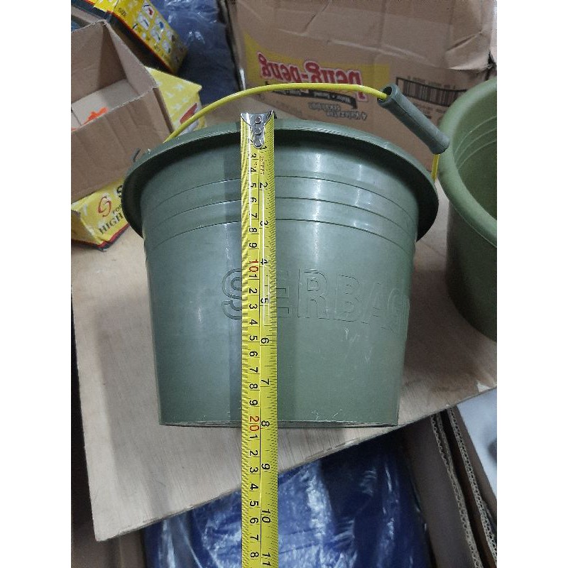 Jual Ember Plastik Hijau Ukuran 18 Ember Cor Anti Pecah Ember Bangunan ...