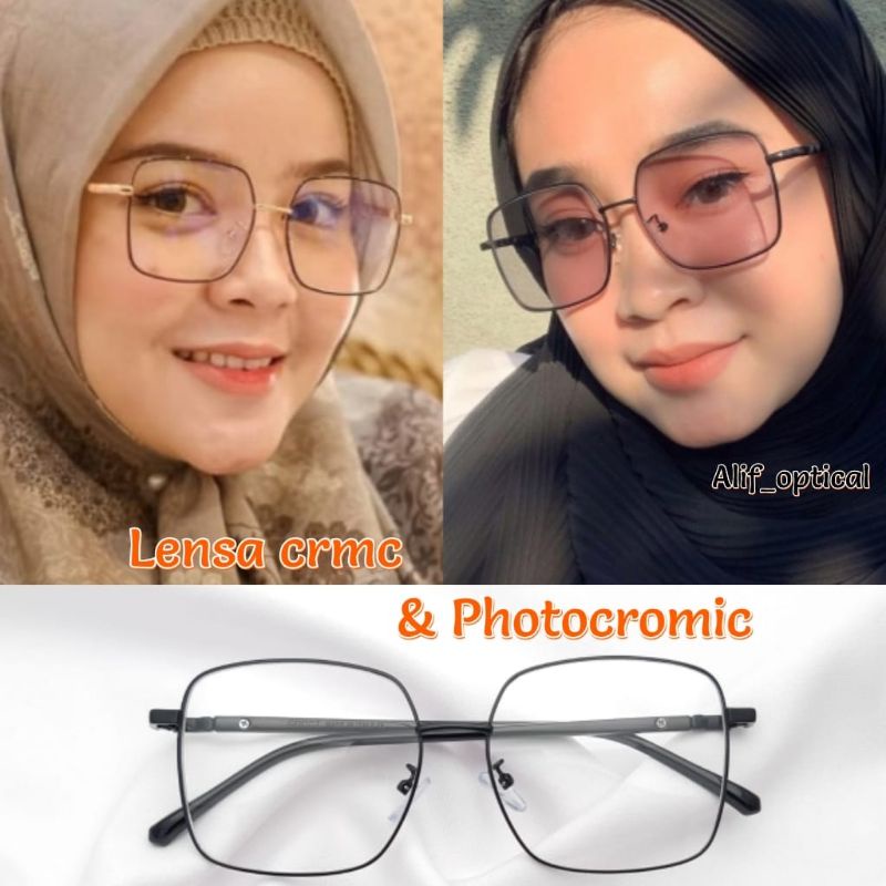 Jual FRAME + LENSA - KACAMATA MINUS ANTIRADIASI - FRAME KOREA TERBARU ...