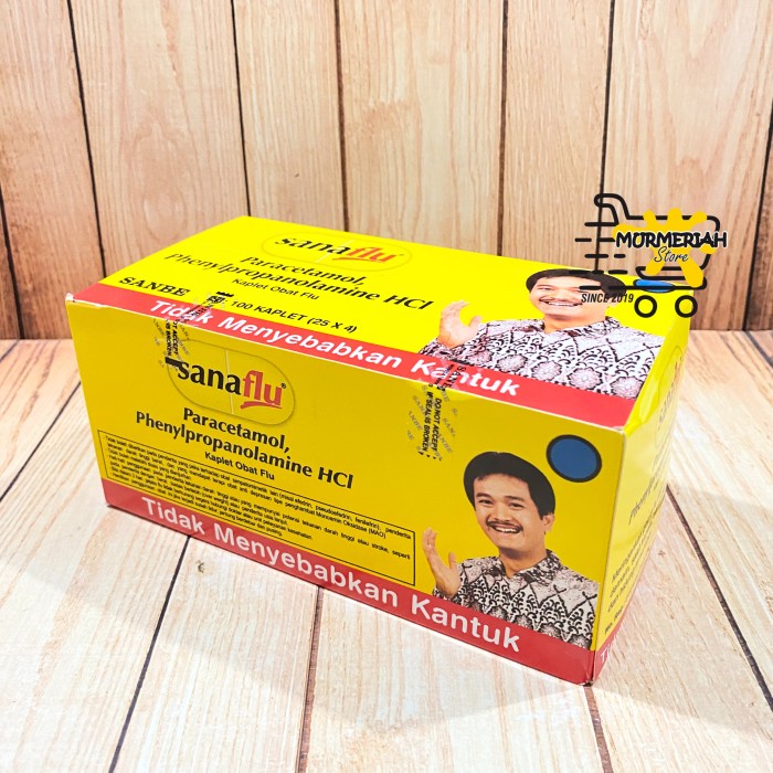 Jual SANAFLU Box isi 25 strip(100 kaplet)- Obat Flu & Demam | Shopee ...