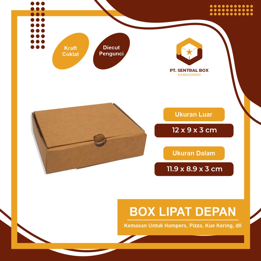 Jual Box DC LD ( 12 x 9 x 3 cm ) Kardus/MiniBox/Cutebox/Hampers/Karton ...