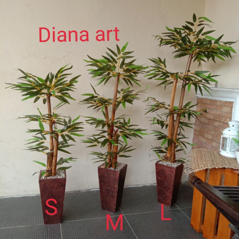 Jual Bonsai Bambu Unik Bambu Hias Bambu Artificial Shopee Indonesia