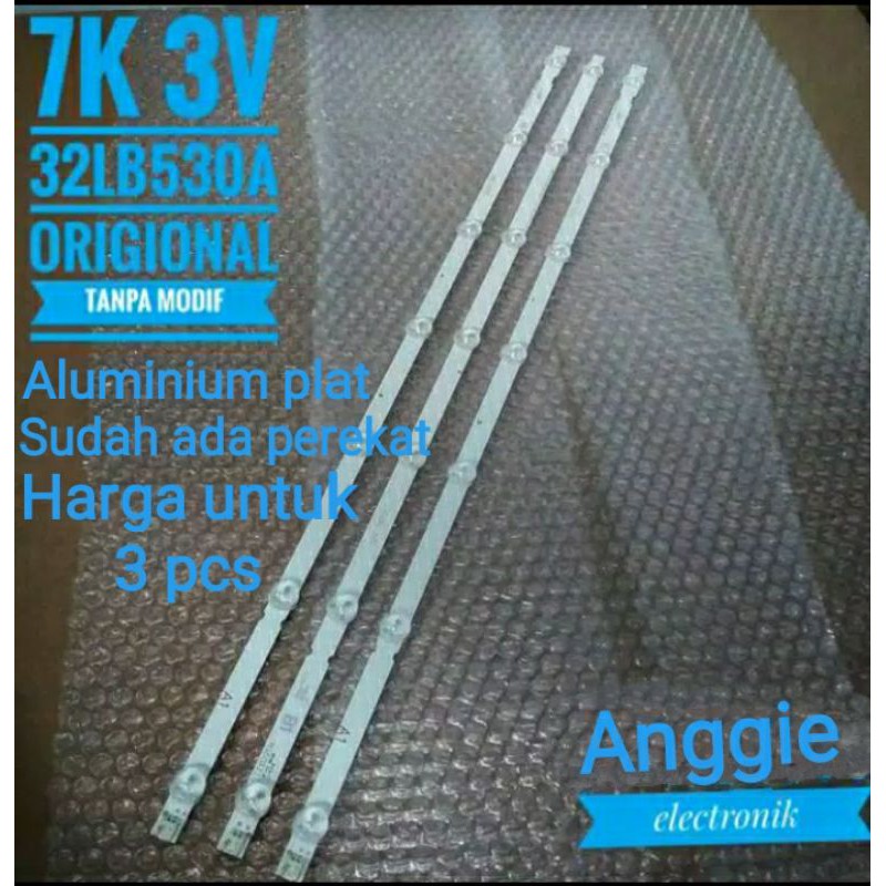 Jual Lampu led tv backlight tv 7K 3V LG32LB530A ORIGIONAL | Shopee ...