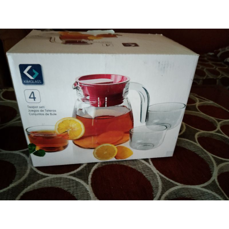 Jual tea pot set/teko teh/set teko teh | Shopee Indonesia