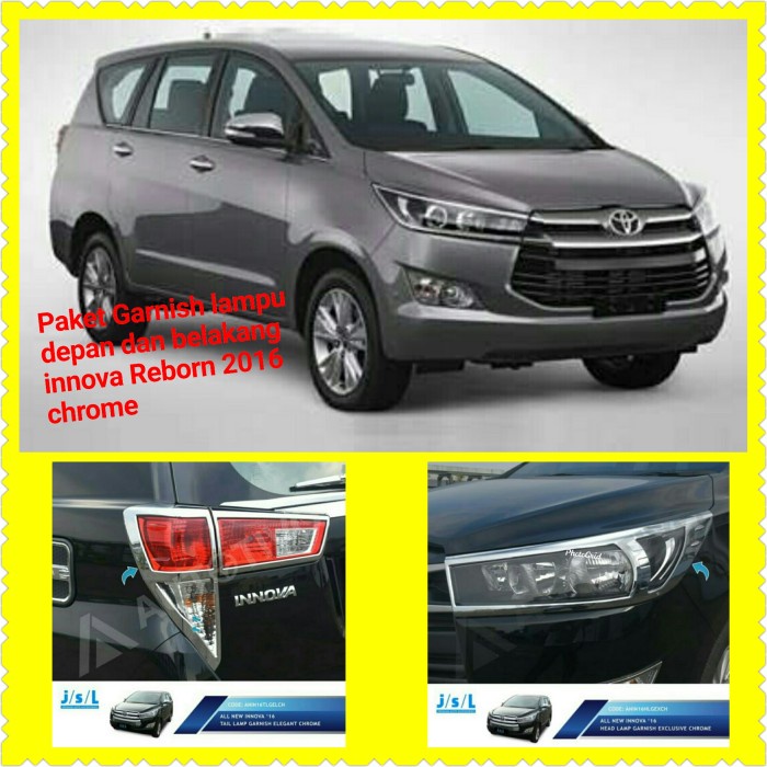 Jual Paket Garnishh Lampu Depan Dan Belakang Innova Reborn GR SPORT ...