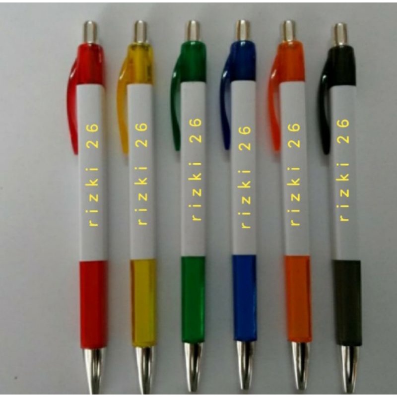 Jual pulpen/sablon pulpen/souvenir pulpen/pulpen custom | Shopee Indonesia