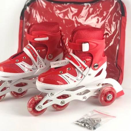 Jual Sepatu Roda Anak Power Inline Skate / Model Bajaj Roda Tiga Pemula ...