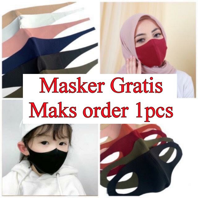 Jual SALE!!! NAJWA - GRATIS MASKER KOREA SCUBA HITAM MERAH PINK BANYAK ...