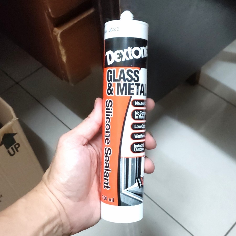 Jual LEM DEXTONE SEALANT SILICONE SILICON NEUTRAL NETRAL 300 Ml ANTI ASAM - CLEAR | Shopee Indonesia