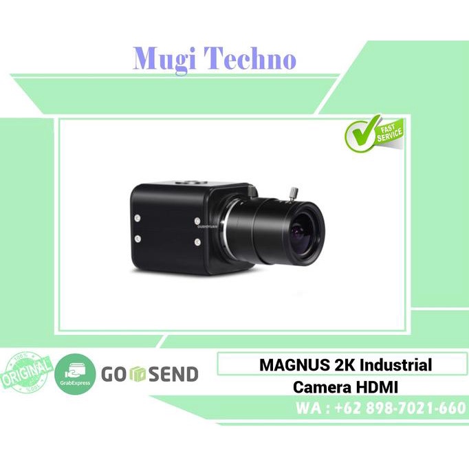 Jual MAGNUS 2K Industrial Camera HDMI+USB Output 10X Zoom Manual Iris ...