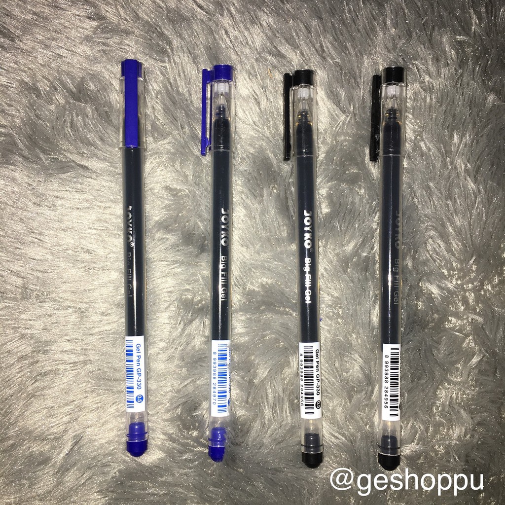Jual [NEW] Joyko Gel Pen | Pulpen Tinta Hitam & Biru 0.5mm | Shopee ...