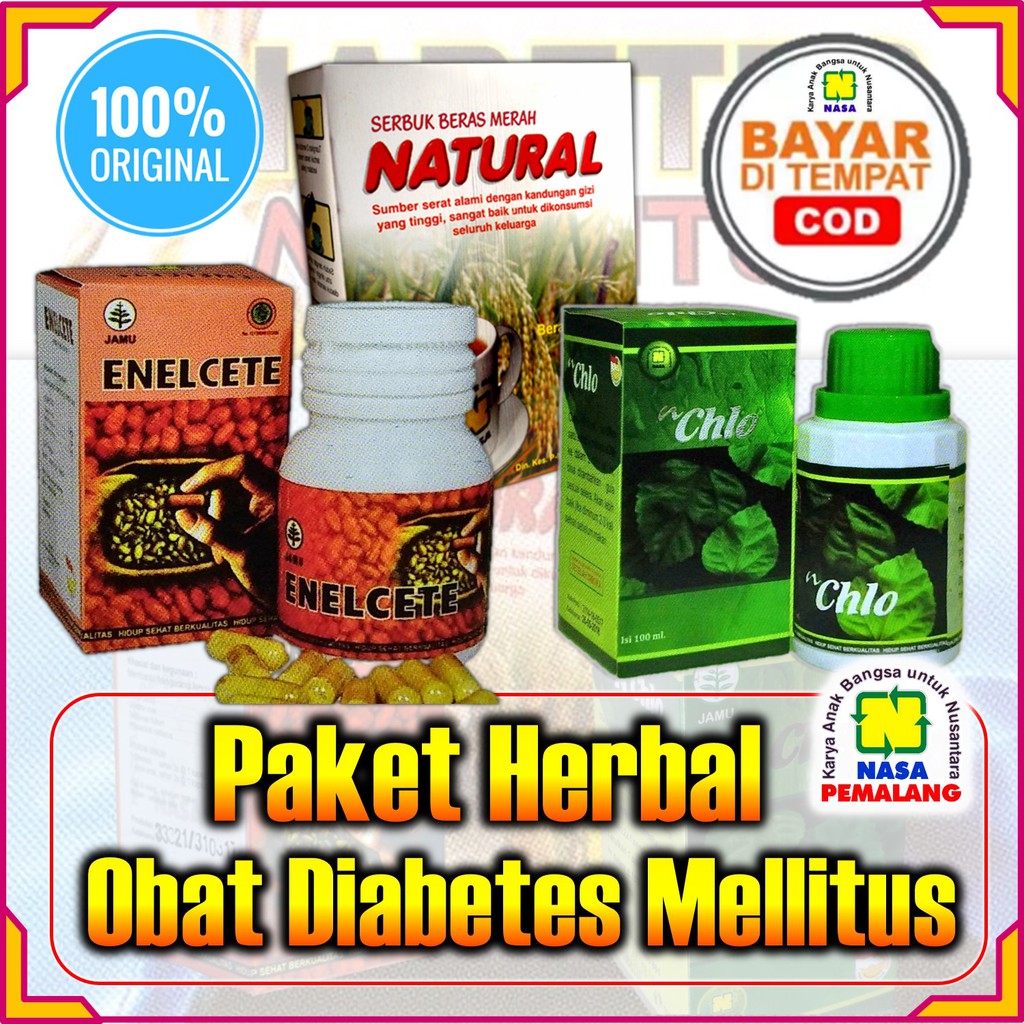 Jual PAKET HERBAL OBAT DIABETES MELITUS NEO LECITHIN CHLOROPHYLLIN ...
