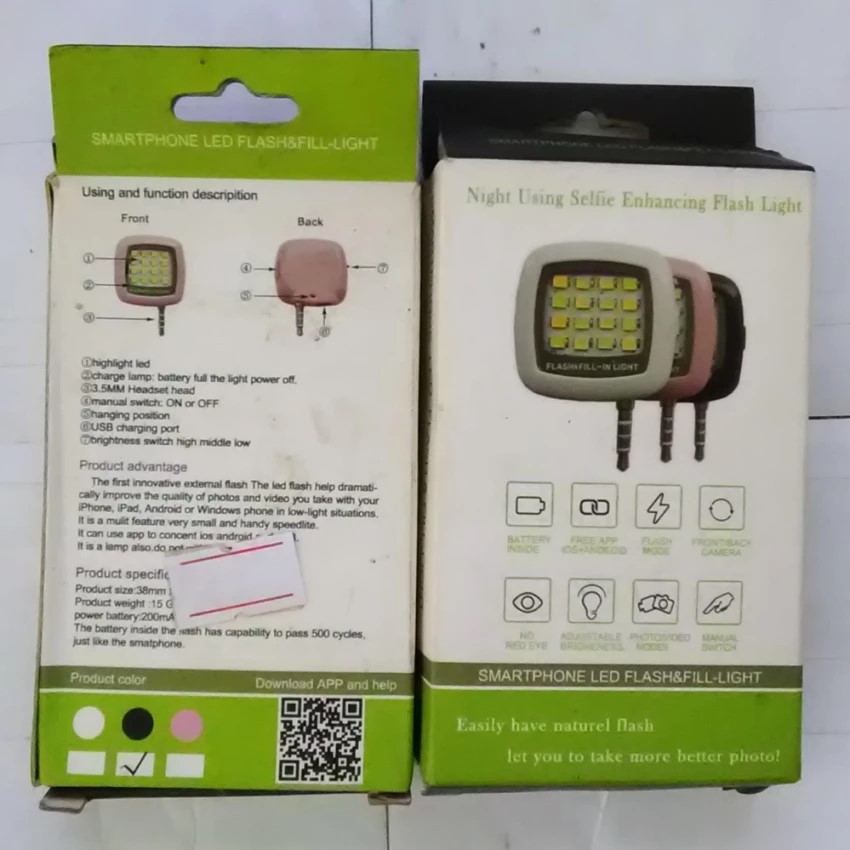 Jual Lampu Flash Kamera HP Colokan Jack Audio 3,5 mm Dengan Internal ...