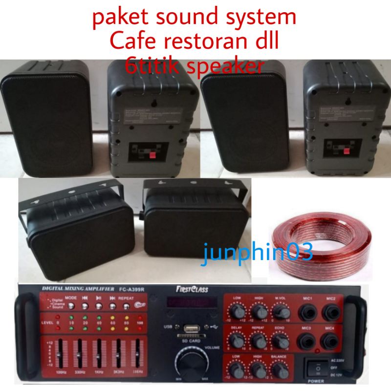 Jual paket sound system kantor cafe restoran dll | Shopee Indonesia