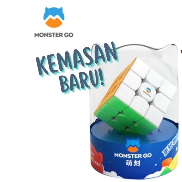 Jual MonsterGo 3x3 Magnetic Stickerless - Rubik GAN Monster go magnetik ...