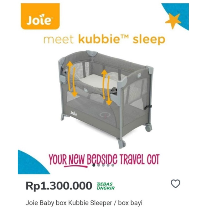 Jual Joie baby box kubbie sleeper/box bayi | Shopee Indonesia