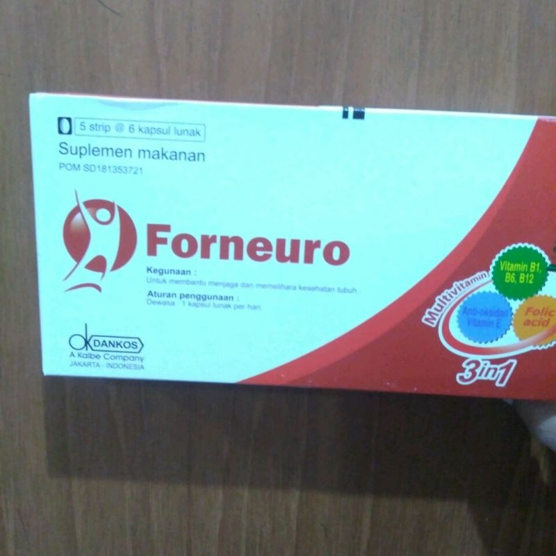 Jual forneuro box 30 kapsul | Shopee Indonesia