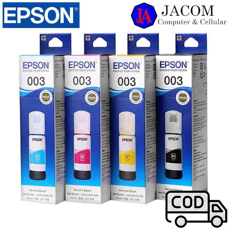 Jual Tinta Epson 003 Original L1110 L1210 L3110 L3116 L3210 L3150 L3250 ...