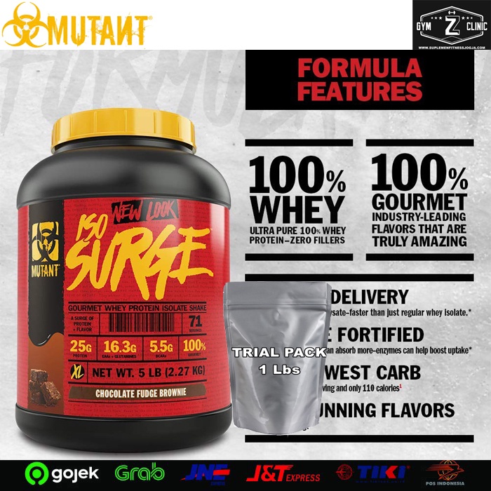 Jual Mutant Iso Surge 1 Lbs Whey Protein Hydrolyze Isolate | Shopee ...