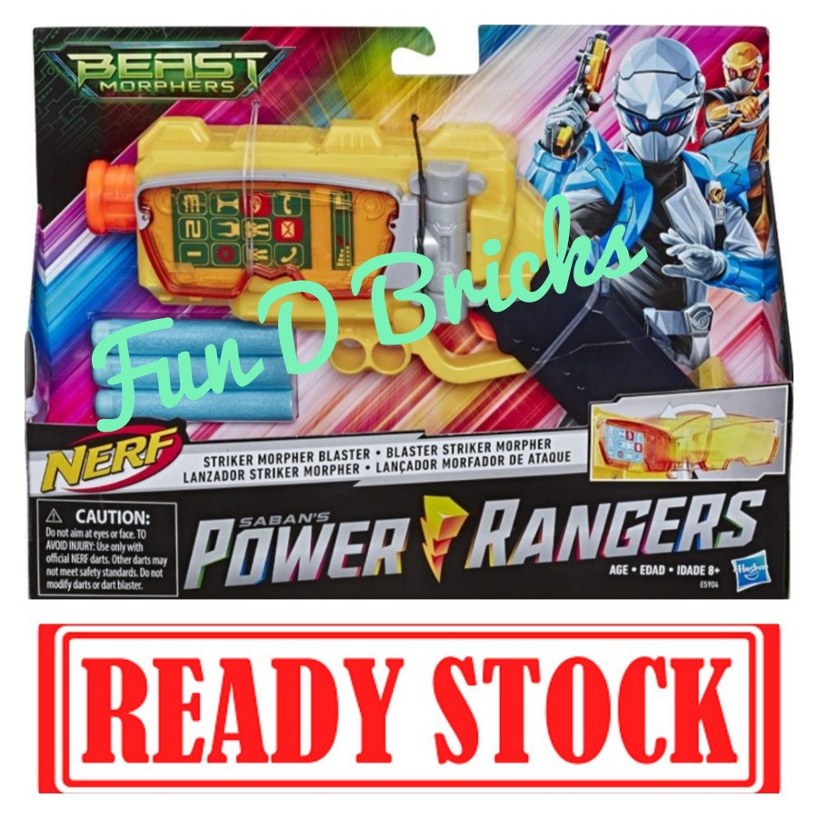 Jual Nerf Power Rangers Mighty Morphin Striker Morpher Blaster | Shopee ...