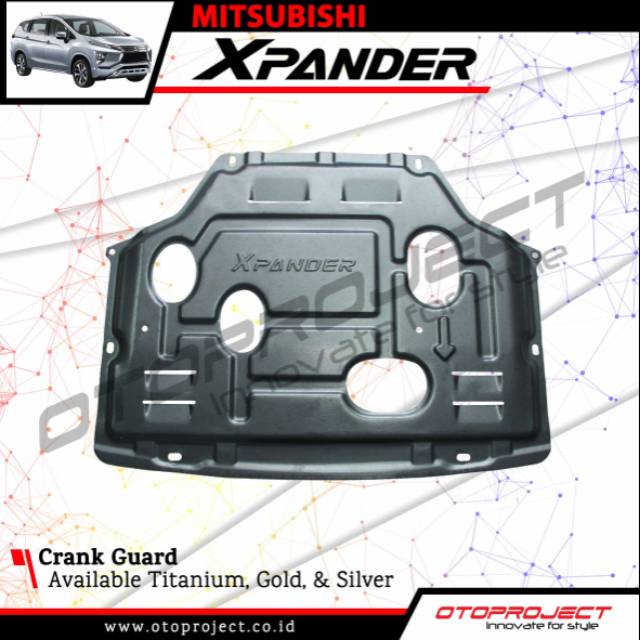 Jual Crank Guard Mitsubishi Xpander Cover Pelindung Bawah Mesin ...