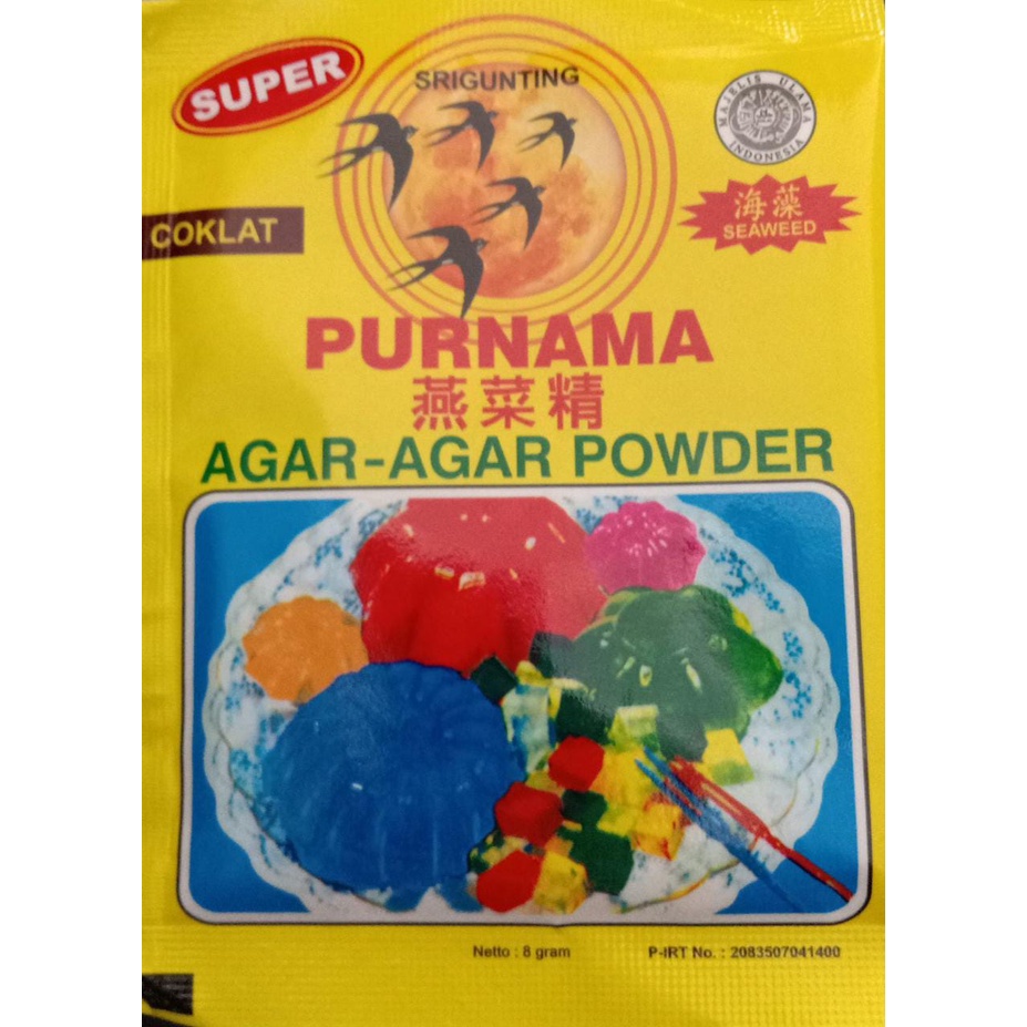 Jual @5gram tepung serbuk powder bubuk AGAR AGAR pudding puding ...