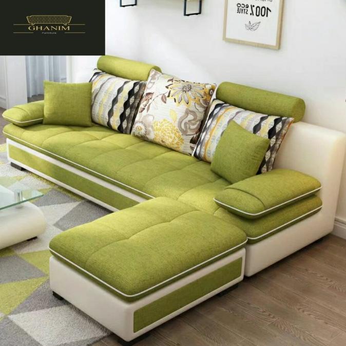 Jual SOFA KEKINIAN SATU SET L SHAPE FVF152CX2 | Shopee Indonesia