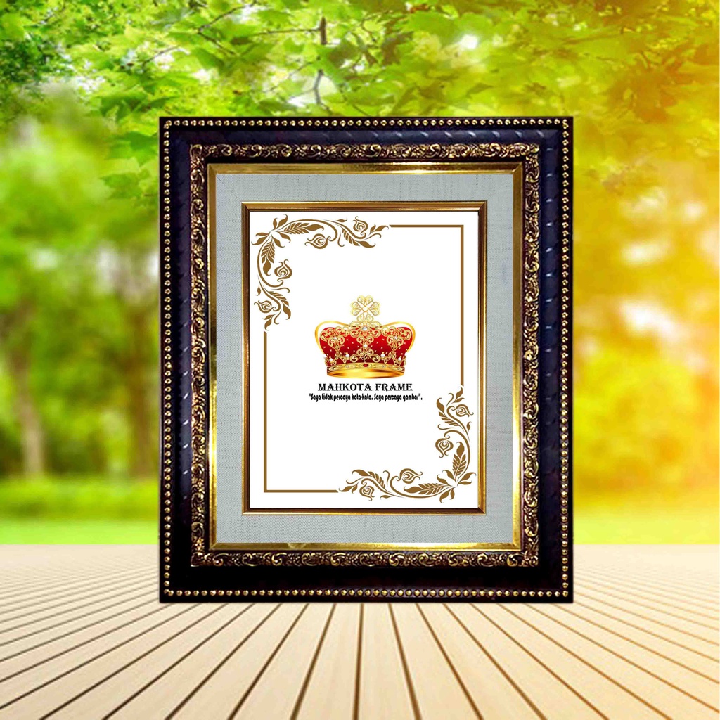Jual Bingkai Frame 12R FS16 30x40 linen ukir, gold,silver,Putih gold ...
