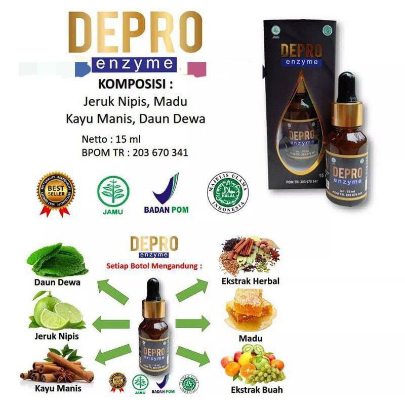 Jual DEPRO ENZIM ORIGINAL NASA - OBAT BERBAGAI MACAM PENYAKIT - OBAT ...