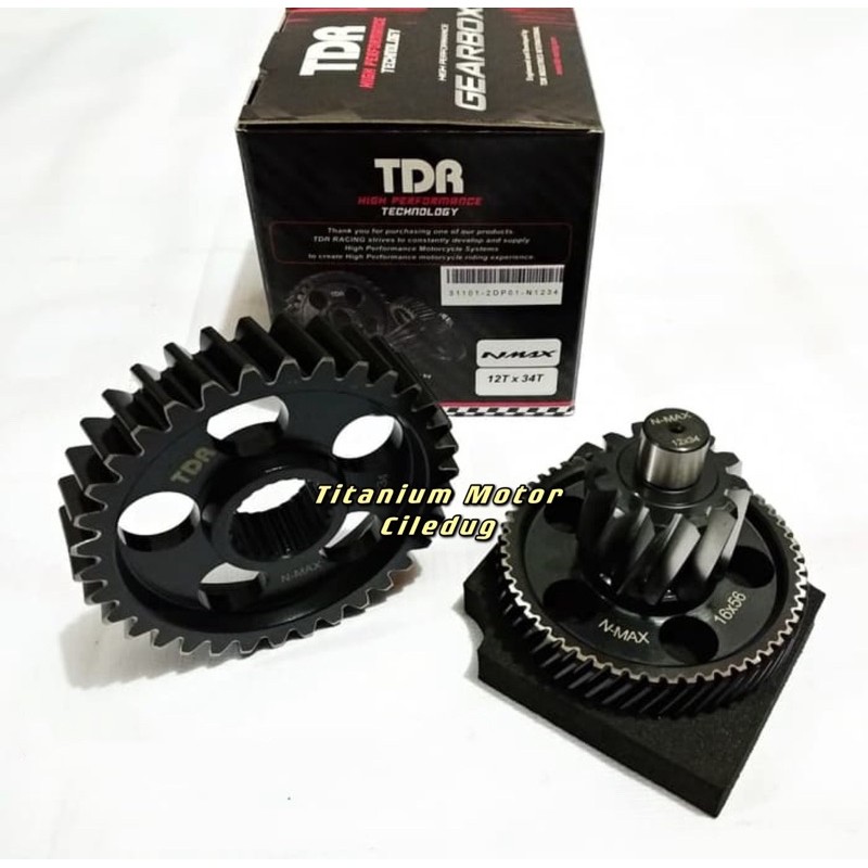 Jual GIGI RASIO NMAX 12 / 34 TDR RACING ORIGINAL | Shopee Indonesia