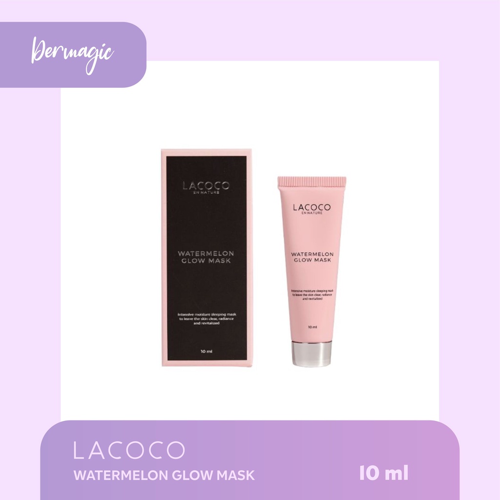 Jual Lacoco Watermelon Glow Mask 10 ml | Shopee Indonesia
