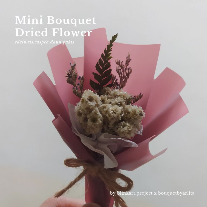 Jual Mini Bouquet Dried Flower/Bunga Kering | Shopee Indonesia