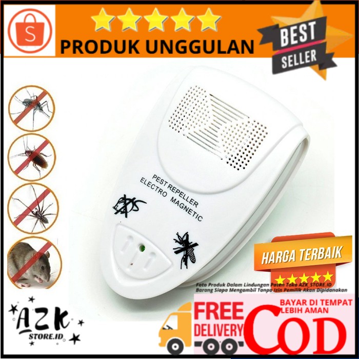 Jual ALAT PENGHILANG SERANGGA TIKUS NYAMUK PENGUSIR HAMA BUG RAT KECOA ...