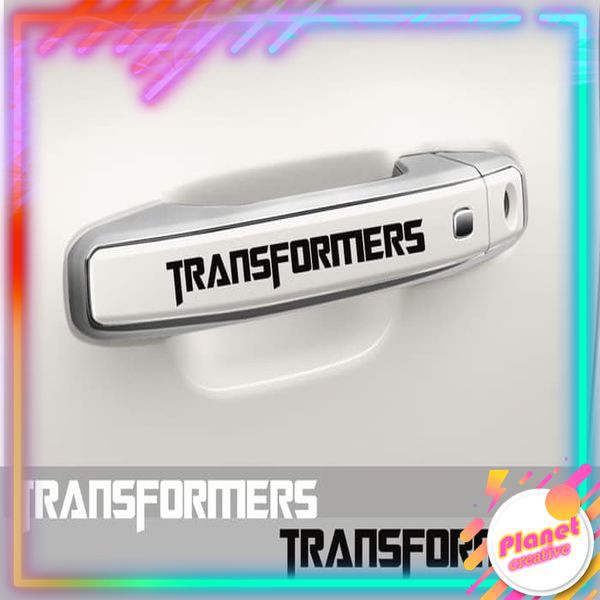 Jual Sticker Handle Pintu Gagang Mobil Transformers Stiker Cutting 4 ...