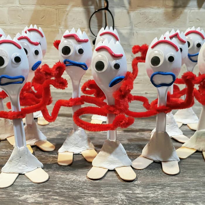 Jual Forky kit Spork Toy Story 4 Woody Handmade Craft DIY figure Disney ...