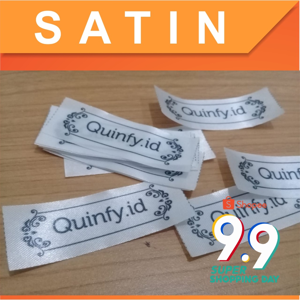 Jual Label Baju Satin Putih – Halus, Elegan, Murah Meriah | Shopee ...