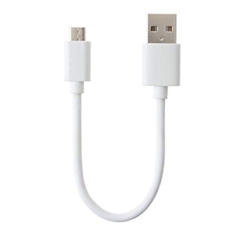 Jual Kabel data powerbank MICRO USB 20cm / kabel data micro V8 20cm ...