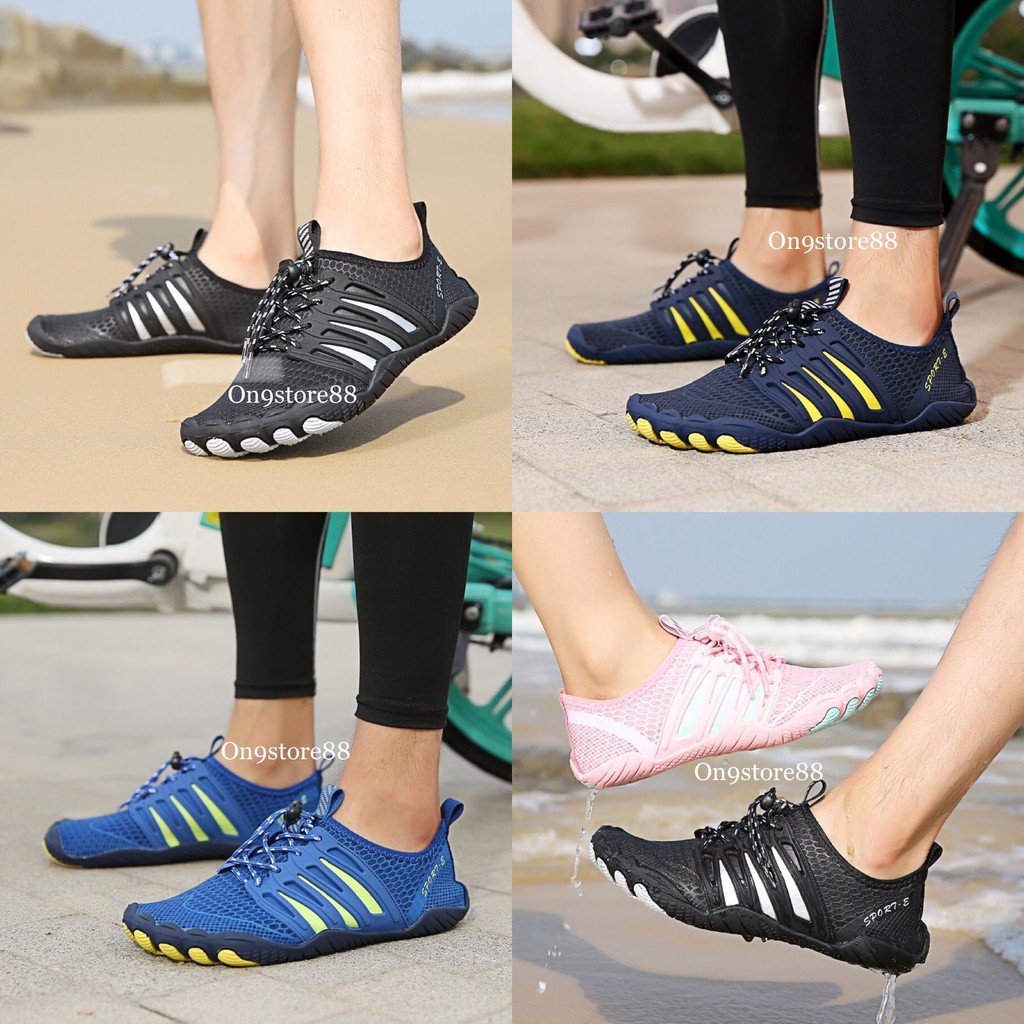 Jual Sepatu Pantai Pasangan Sepatu Renang Diving Hiking Non Slip Water ...